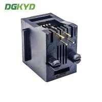 China RJ11 Jack With Ear Interface Connector, Ethernet Socket, G/Fu Socket DGKYD5222E1144IWA1DY1 for sale