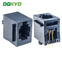 China RJ11 Jack With Ear Interface Connector, Ethernet Socket, G/Fu Socket DGKYD5222E1144IWA1DY1 for sale