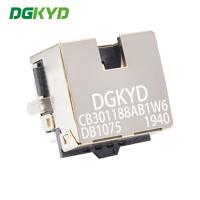 China RJ45 SMT Socket Sinking Board 3.0 DIP With LED Without Transformer Network Interface 8P8C 1x1 for sale