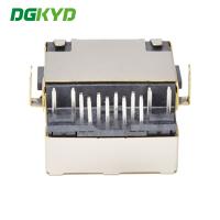 China RJ45 SMT Socket Sinking Board 3.0 DIP With LED Without Transformer Network Interface 8P8C 1x1 for sale