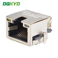 China RJ45 SMT Socket Sinking Board 3.0 DIP With LED Without Transformer Network Interface 8P8C 1x1 for sale