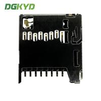 China TF Card Holder PUSH 1.28H 8P Internally Welded Telephone Card Slot DGKYD for sale
