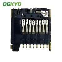 China TF Card Holder PUSH 1.28H 8P Internally Welded Telephone Card Slot DGKYD for sale
