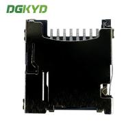 China TF1.45 Micro SD Socket SMT Internal Soldering Telephone Socket DGKYDTP145H8A6A2Y3WSN286 for sale
