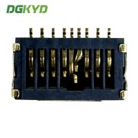 China TF Card Holder 9 Pin Single Port Foolproof Latch 30U Gold Plated -40 to 85C for sale