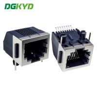 China RJ45 Connector 8P8C SMT Shielded 10/100/1000BASE-T with -40℃ to 85℃ Operating Temperature for sale