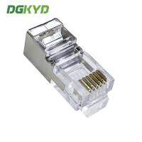 China RJ11 6P6C Category 5e Ethernet Modular Jack - 6 Position Connector with -40℃ to 85℃ Temperature Range for sale