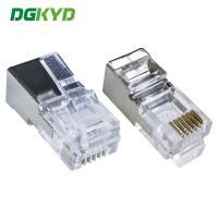 China RJ11 6P6C Category 5e Ethernet Modular Jack - 6 Position Connector with -40℃ to 85℃ Temperature Range for sale