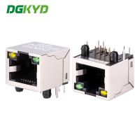 China Single Port RJ45 Shielded Jack Without Transformer 8p8c Connector 10/100/1000BASE-T DGKYD-56SYGZNL for sale