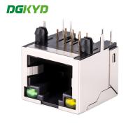 China Single Port RJ45 Shielded Jack Without Transformer 8p8c Connector 10/100/1000BASE-T DGKYD-56SYGZNL for sale