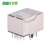 China RJ45 100Mbps Connector Network Port Socket 8P8C Compact Window Surface DGKYD1A11B002BA2A1D for sale