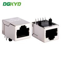 China CAT6 RJ45 Industrial Modular Jack Connector with Metal Shielding - 21.3mm Length, -40℃ to +85℃ Temperature Range for sale