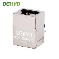China CAT6 RJ45 Industrial Modular Jack Connector with Metal Shielding - 21.3mm Length, -40℃ to +85℃ Temperature Range for sale