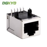 China CAT6 RJ45 Industrial Modular Jack Connector with Metal Shielding - 21.3mm Length, -40℃ to +85℃ Temperature Range for sale