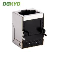 China CAT6 RJ45 Industrial Modular Jack Connector with Metal Shielding - 21.3mm Length, -40℃ to +85℃ Temperature Range for sale