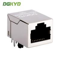 China CAT6 RJ45 Industrial Modular Jack Connector with Metal Shielding - 21.3mm Length, -40℃ to +85℃ Temperature Range for sale