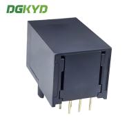 China RJ11 Connector 6P6C All Plastic Lightless Mesh Port Without Reinforcement Ribs for sale