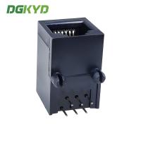 China RJ11 Connector 6P6C All Plastic Lightless Mesh Port Without Reinforcement Ribs for sale