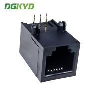China RJ11 Connector 6P6C All Plastic Lightless Mesh Port Without Reinforcement Ribs for sale