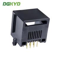 China RJ45 All Plastic Ear Mesh Port Connector 8P8C with Gold 0.6μ Plating for 10/100/1000BASE-T Networks for sale