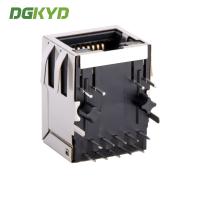 China Single Rj45 Ethernet Jack Integrated Transformer / Common Mode Choke , Og/Y Led DGKYD111Q070DF6A1D for sale