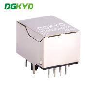 China RJ45 Connector 100Mbps Ethernet Port Without Transformer, With Light And Shielding DGKYD111B035AB2A1D for sale