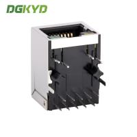 China DGKYD111Q070CC2A1D RJ45 Gigabit Network Connector with 10 Positions and -40℃ to 85℃ Operating Temperature for sale