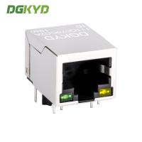 China DGKYD111Q070CC2A1D RJ45 Gigabit Network Connector with 10 Positions and -40℃ to 85℃ Operating Temperature for sale