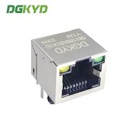 China RJ45 Connector Network Socket 8P8C Connector Horizontal With Lamp / Shield DGKYD561188AB1A1DY128 for sale