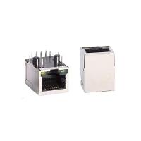 China Industrial RJ45 Female Connector 8P8C with LED Indicators for 10/100 Base-T Ethernet Applications for sale