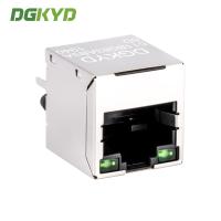 China 16.9mm Height Cat5e RJ45 LAN Jack Vertical Modular Jack with Magnetic DGKYD511B083AB3A8D for sale
