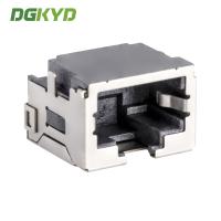 China Custom Shield 8p8c SMD Rj45 Keystone Jack , Extra Low Profile Ethernet Connector KRJ-85A85MMNL for sale