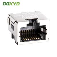 China Custom Shield 8p8c SMD Rj45 Keystone Jack , Extra Low Profile Ethernet Connector KRJ-85A85MMNL for sale
