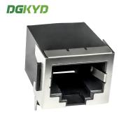 China RJ45 Connector DGKYD5621E1118GWA1DY11B006 10P8C Shielded Half Package Network Port 10/100/1000Base-T for sale