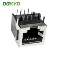 China RJ45 Connector DGKYD5621E1118GWA1DY11B006 10P8C Shielded Half Package Network Port 10/100/1000Base-T for sale