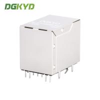 China RJ45 USB 2.0 Socket Connector with LED Indicators - 8 Position Shielded Modular Jack for Ethernet Applications for sale