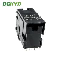 China RJ45 Network Port 2X1 Stacked 8P8C Modular Jack Without Filter Through Hole 10/100/1000BASE-T for sale