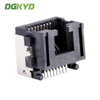 China Shield Right Angle Extra Low Profile Rj45 Ethernet Connector, 8p8c Jack SMD KRJ-72A75MMNL for sale