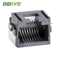 China Shield Right Angle Extra Low Profile Rj45 Ethernet Connector, 8p8c Jack SMD KRJ-72A75MMNL for sale