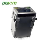 China DGKYD311B083DA1A7S009 SMD RJ45 Magnetic Jack with 10 Positions and Gold 6μ Plating for 100 Base-T Networks for sale