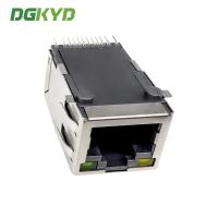 China DGKYD311B083DA1A7S009 SMD RJ45 Magnetic Jack with 10 Positions and Gold 6μ Plating for 100 Base-T Networks for sale