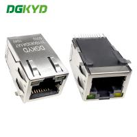 China DGKYD311B083DA1A7S009 SMD RJ45 Magnetic Jack with 10 Positions and Gold 6μ Plating for 100 Base-T Networks for sale