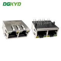 China RJ45 Network Port Connector with 2.5G Integrated Transformer - 8 Position, Gold 6μ Plating, -40℃ to 85℃ Operating Range for sale