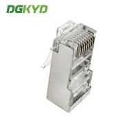 China RJ45 8P8C Shielded Copper Shell Connector with 8 Positions and -40℃ to 85℃ Temperature Range for sale