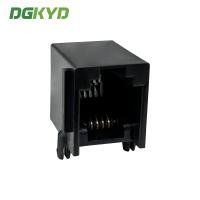 China RJ11 connector 6P4C without light and filter network port socket DGKYD5523E1164IWA1DY1 for sale