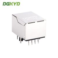China RJ45 Network Interface Integrated 100Mbps Filter Network Port Socket Horizontal DGKYD111B113AA1D for sale