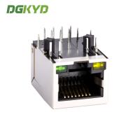 China RJ45 Network Interface Integrated 100Mbps Filter Network Port Socket Horizontal DGKYD111B113AA1D for sale