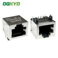 China RJ45 Connector 8P8C Shielded Modular Jack Without Filter DGKYD561188GWA1DY128 8 Positions for sale