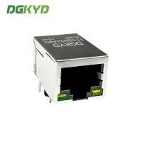 China RJ45 Gigabit Integrated Filter with POE 8P10C Connector DGKYD111Q334AB2A1DP for sale