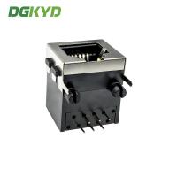 China 5621 Half Package Shielded Connector RJ11 Network Interface Round Pin DGKYD56211166GWA1D1Y4B for sale